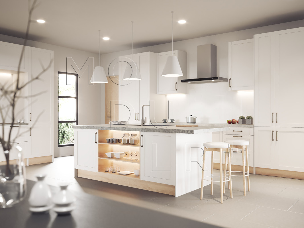 White Shaker Kitchen | Modulr